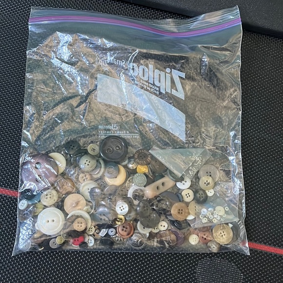 Other | Large Bag Of All Different Types Of Buttons | Poshmark